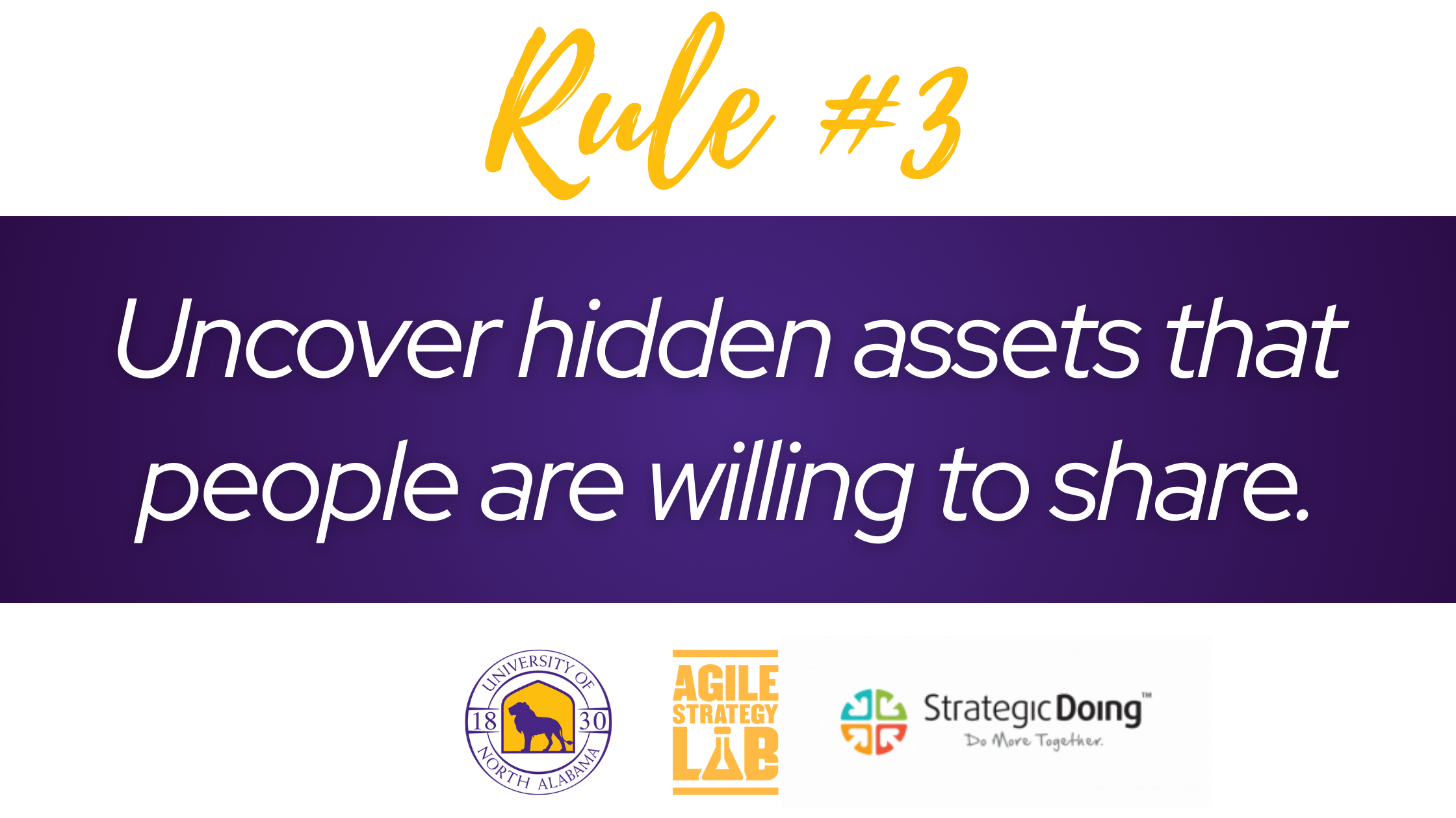 Get out your building blocks - Rule/Skill #3 - Agile Strategy Lab